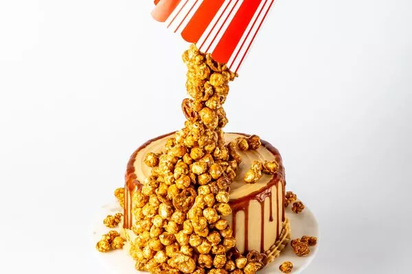 Gravity Defying Caramel Popcorn Cake | Florida Crystals